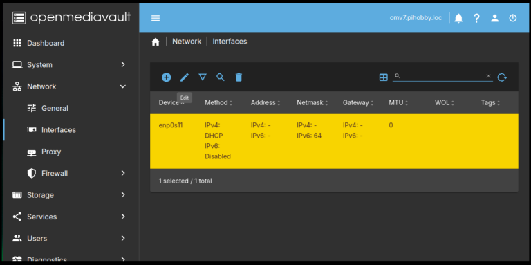 Install OpenMediaVault 7 in a Proxmox/PiMOX VM/SBC (Debian 12.8 Bookworm)